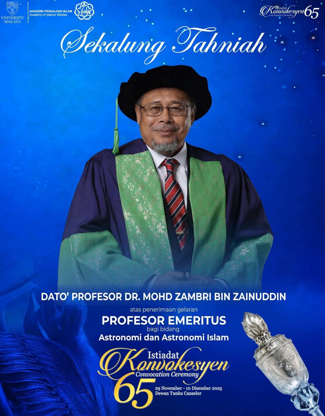 Tokoh Astronomi Islam Terima Gelar Profesor Emeritus - Galeri Astronomi ...